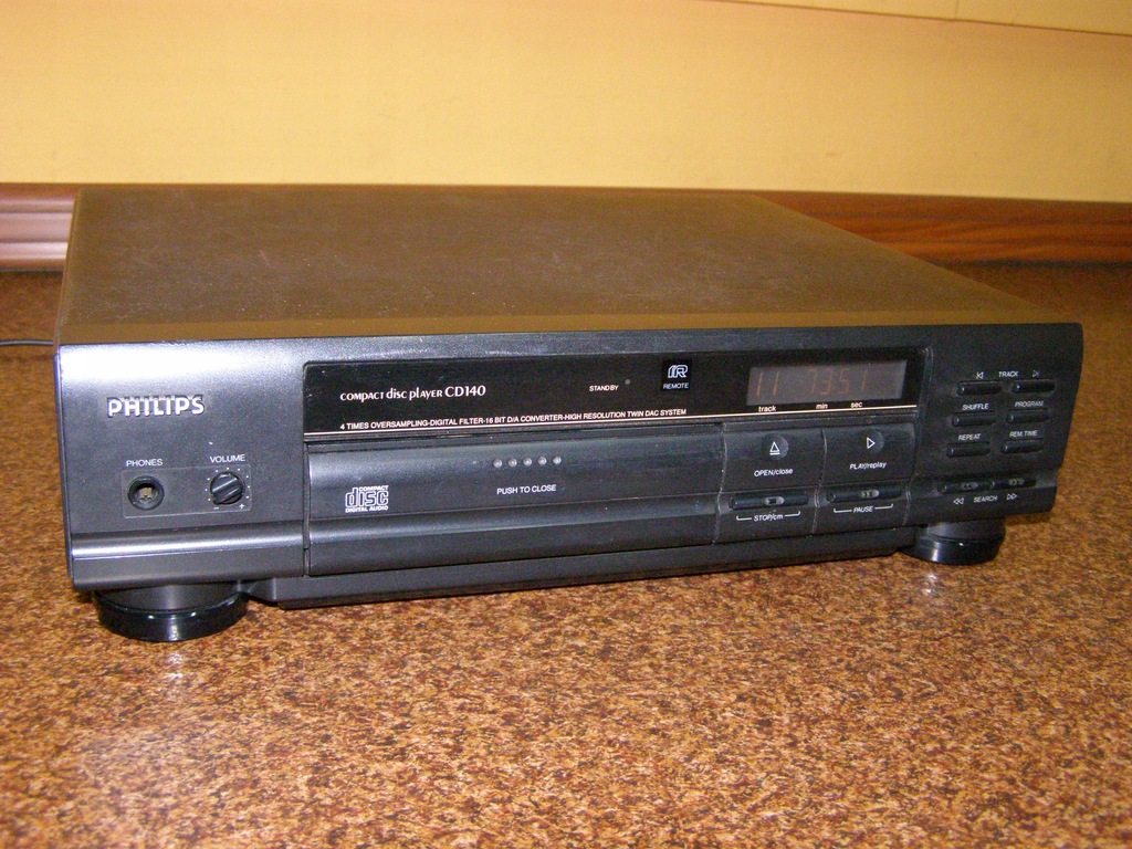UNIKAT CD Player Philips CD140 - 7878828396 - oficjalne archiwum Allegro