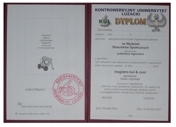 ŚMIESZNY DOKUMENT DYPLOM UKOŃCZENIA STUDIÓW KUL - 7788385954 ... ŚMIESZNY DOKUMENT DYPLOM UKOŃCZENIA STUDIÓW KUL - 7788385954 ...