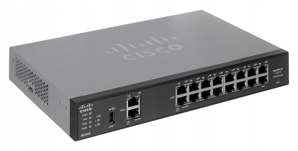 Router Cisco RV345-K9-G5 (3G/4G/LTE USB) - 12201284912 - oficjalne ...