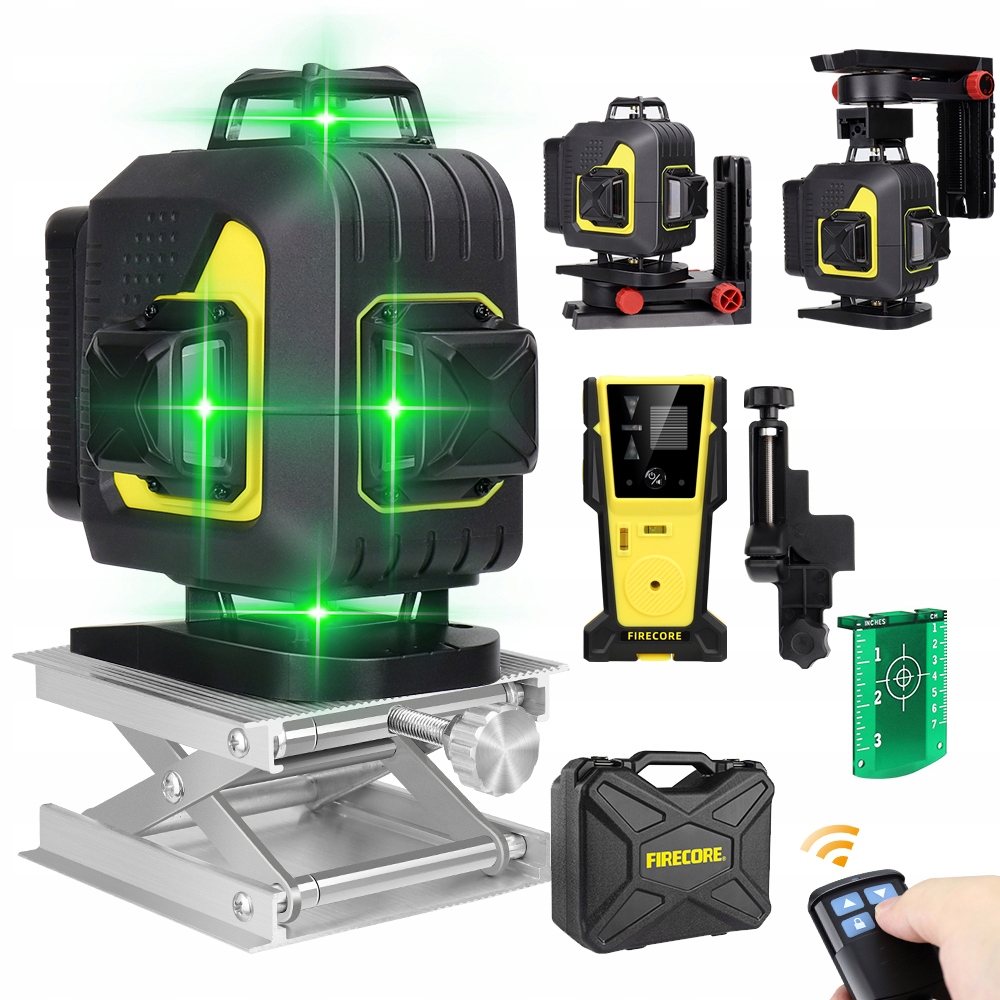 FIRECORE 16-LINE 360 LASER LEVEL WITH RECEIVER - 13371819027 ...