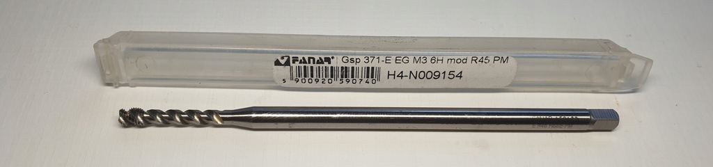 Gwintownik DIN371 E R45 L1=100 EG M3 6H mod. FANAR - 15091725997 ...