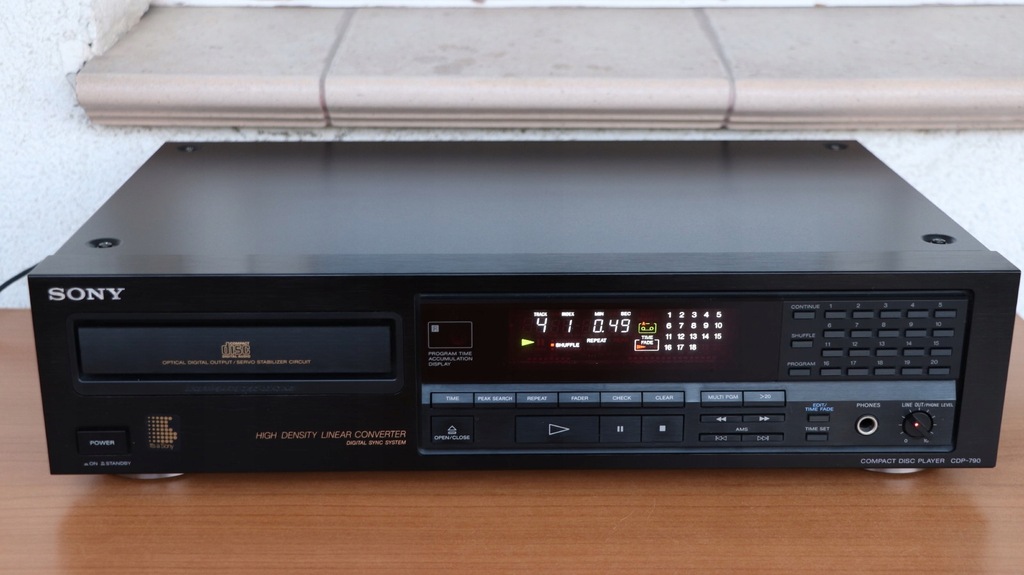 ODTWARZACZ CD SONY CDP-790 CDP-209ES 1990 PERFEKT! - 12022865297 - oficjalne archiwum Allegro