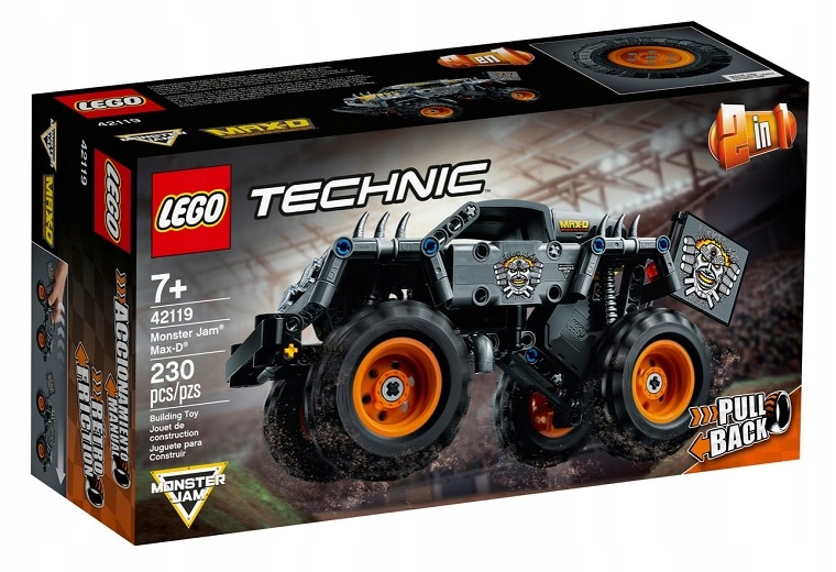 LEGO TECHNIC 42119 MONSTER JAM MAX-D - 12467661797 - oficjalne archiwum ...