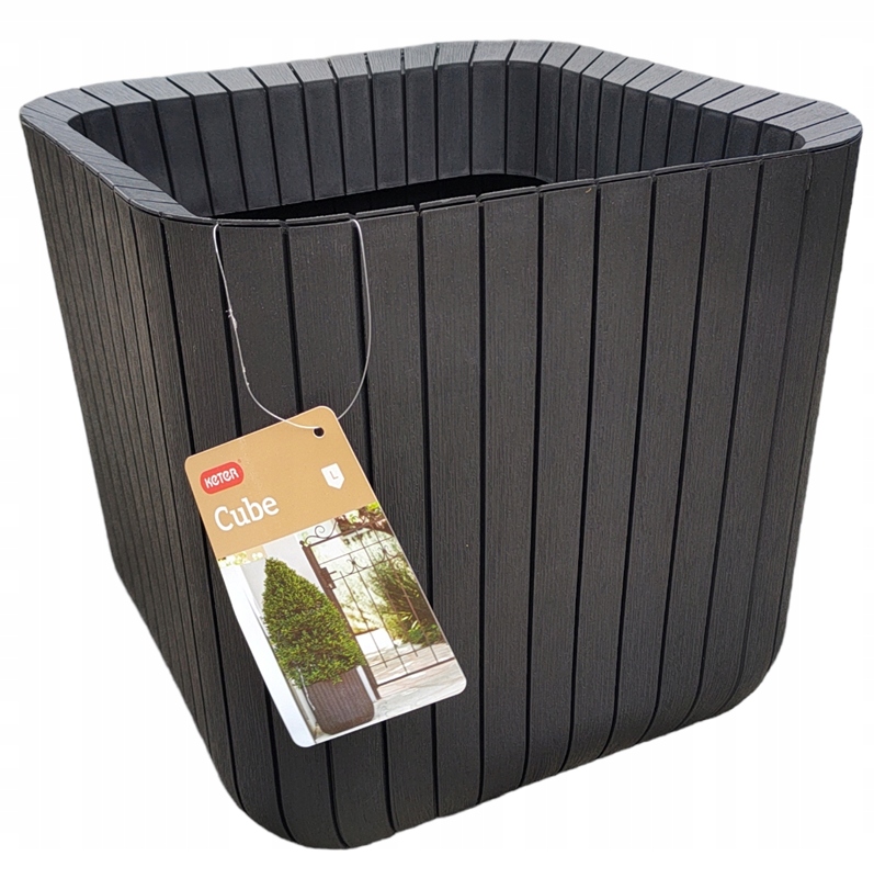 KETER DONICZKA DONICA CUBE PLANTER L ANTRACYT - 13600926755 - oficjalne ...