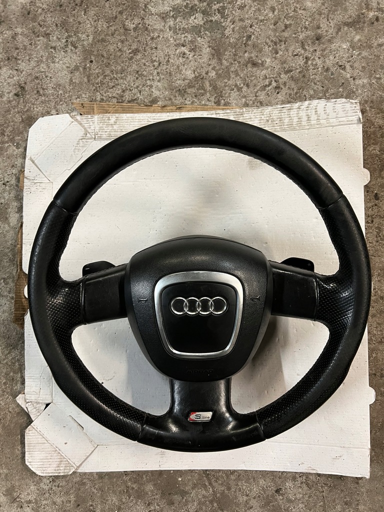 KIEROWNICA S-LINE DSG ŁOPATKI AUDI A3 8P LIFT 04- - 11680572368 - oficjalne archiwum Allegro