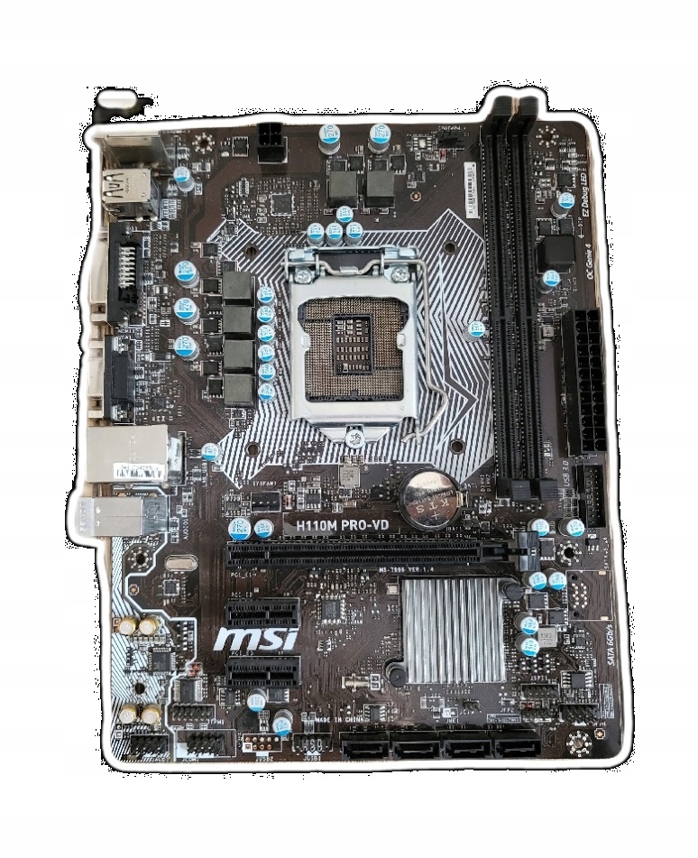 Płyta główna MSI H110M PRO-VD Micro ATX LGA 1151 - 13657505879 - oficjalne archiwum Allegro
