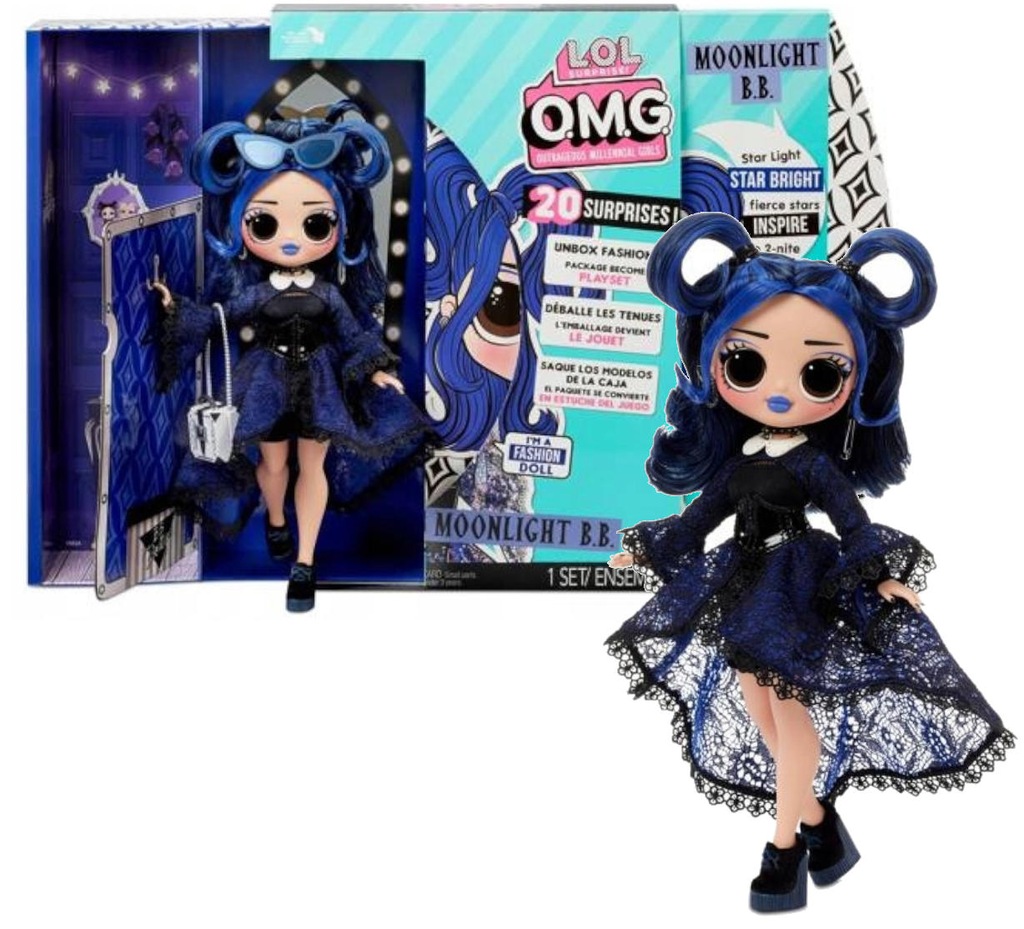 LOL SURPRISE OMG CORE DOLL LALKA MOONLIGHT B.B. - 12313206831 ...