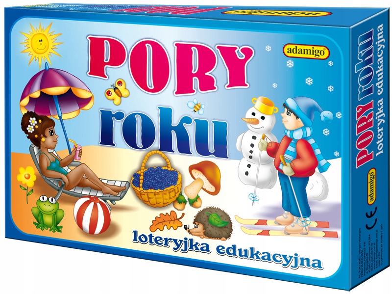 PORY ROKU LOTERYJKA GRA EDUKACYJNA ADAMIGO - 8455119366 - oficjalne ...