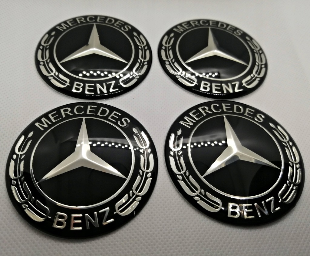 Mercedes Naklejki Dekle Dekielki 65mm - 11710197058 - oficjalne archiwum Allegro