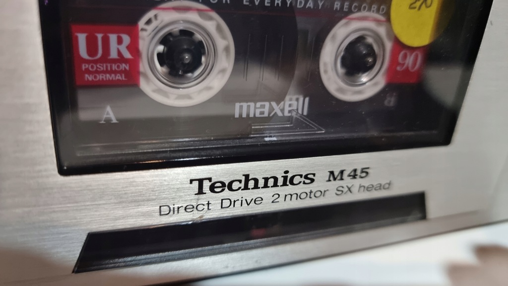 Magnetofon kasetowy Technics RS-M45 srebrny - 12631485506 - oficjalne ...