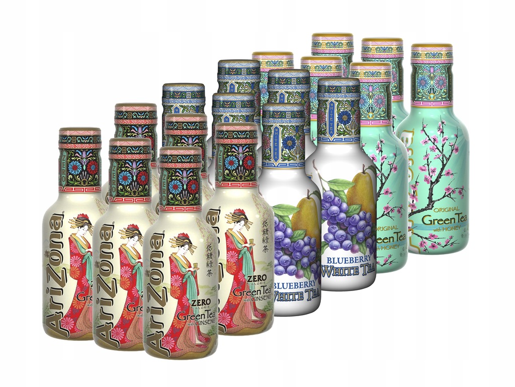 AriZona (Zero Sugar, Blueberry, Green Tea Honey) - 10165870763 ...