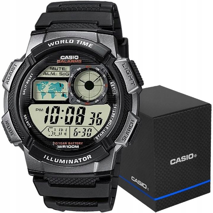 Zegarek Męski CASIO AE-1000W-1BVEF - 13178255573 - oficjalne archiwum ...