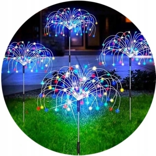 2szt LAMPA SOLARNA 120 LED DMUCHAWIEC 1M WBIJANA - 13360639621 - oficjalne archiwum Allegro