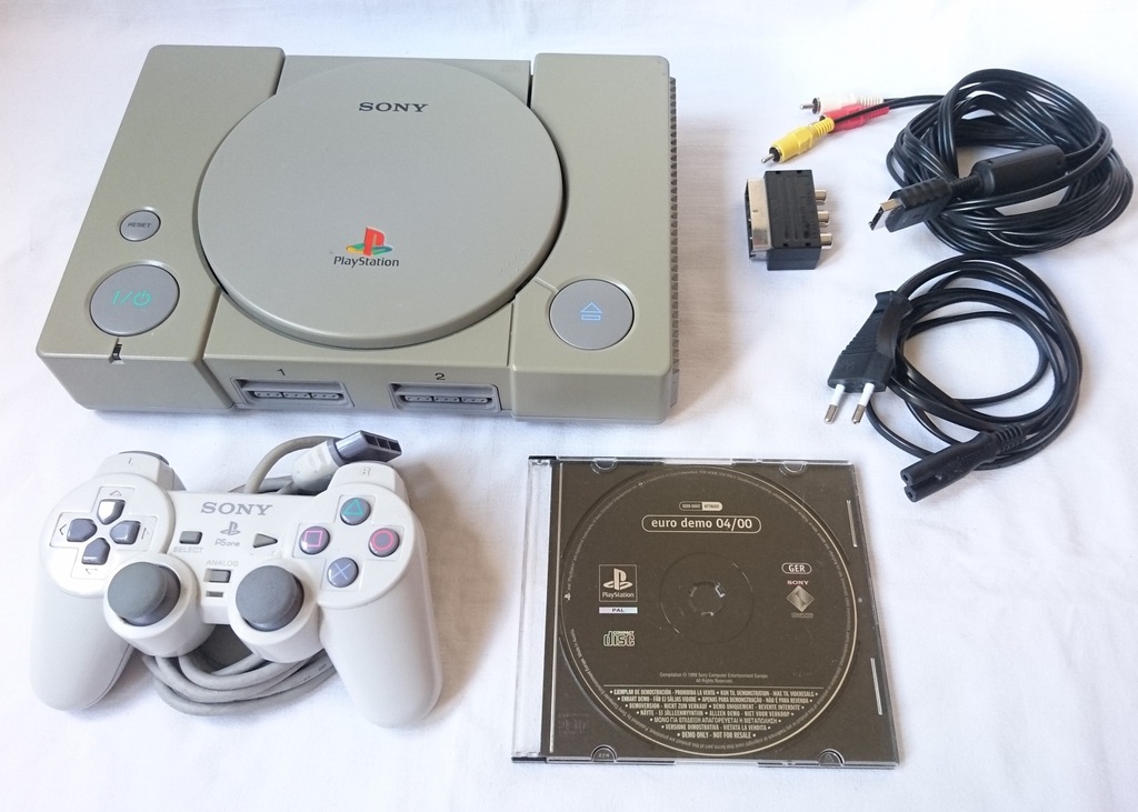 Sony PlayStation SCPH-9002 PSX PS1 konsola zestaw - 12478360083 ...