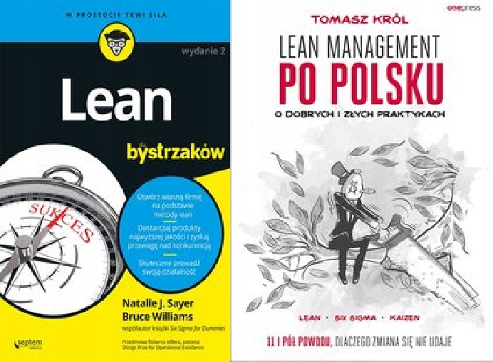 Lean dla bystrzaków+ Lean management po polsku - 12261789233 - oficjalne archiwum Allegro