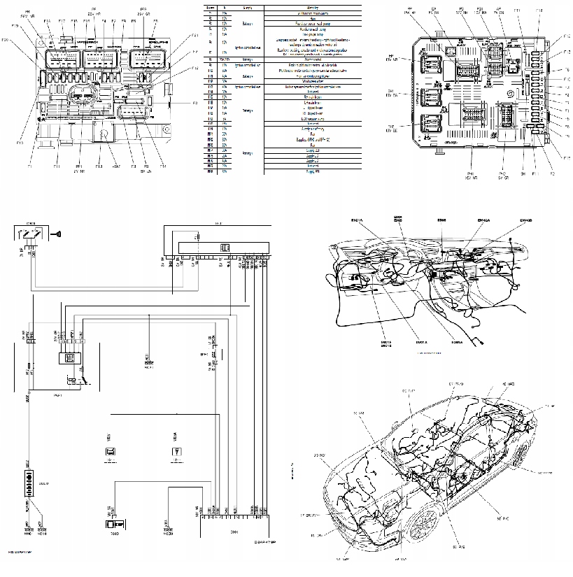 Schemat instalacji samochodowej citroen C5 X7 III - 9159394480 - oficjalne archiwum Allegro