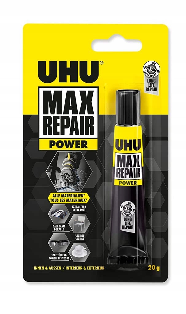 Klej Uhu Max Repair Extreme 20 g - 13804850793 - oficjalne archiwum Allegro