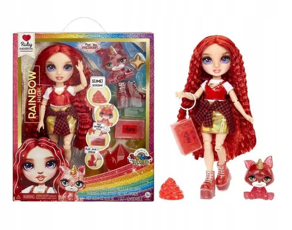 RAINBOW HIGH CLASSIC RAINBOW FASHION RUBY - 15560062725 - oficjalne ...