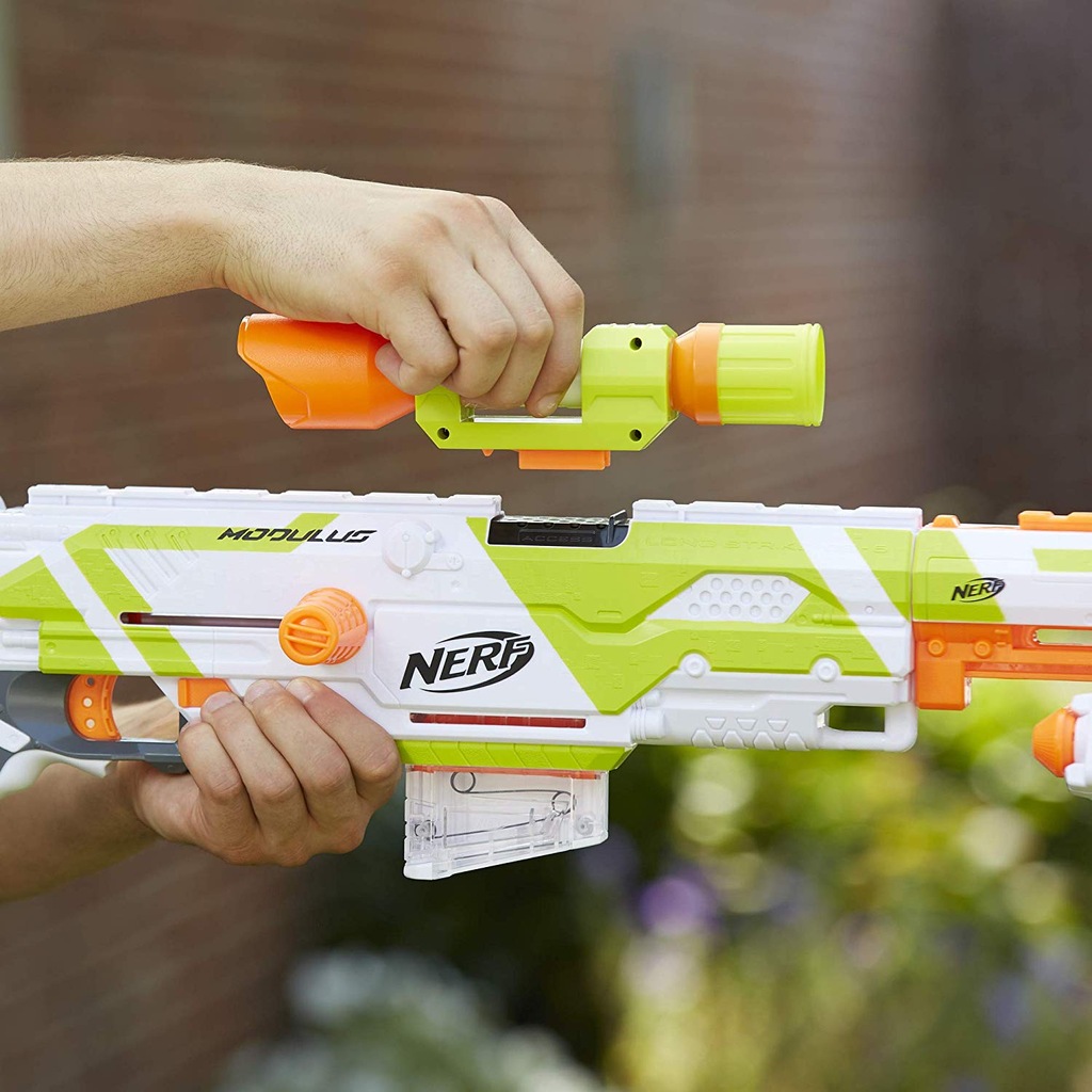SNAJPERKA NERF LONGSTRIKE MODULUS + 3 MAGAZYNKI - 8657881308 ...