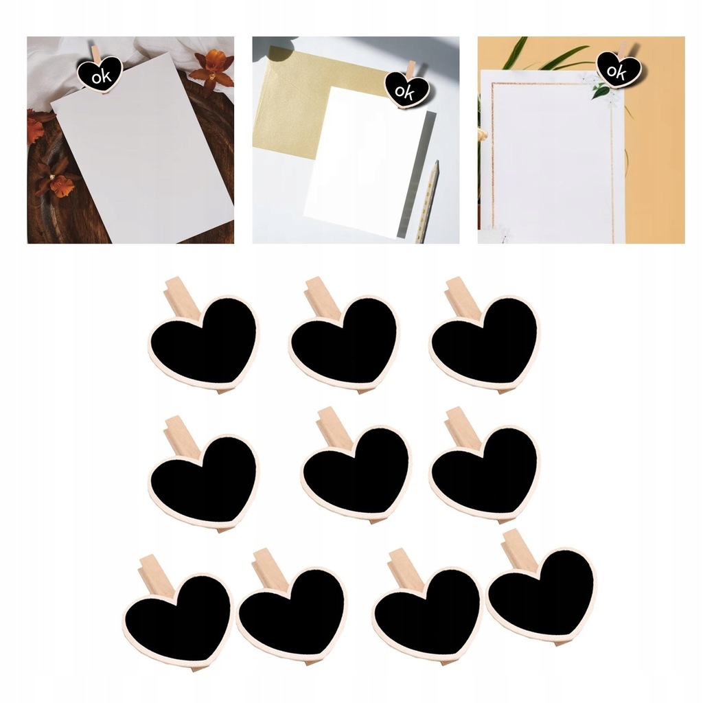 Mini Blackboard Clips Pieces Chalkboard Label - 14204023708 - oficjalne ...