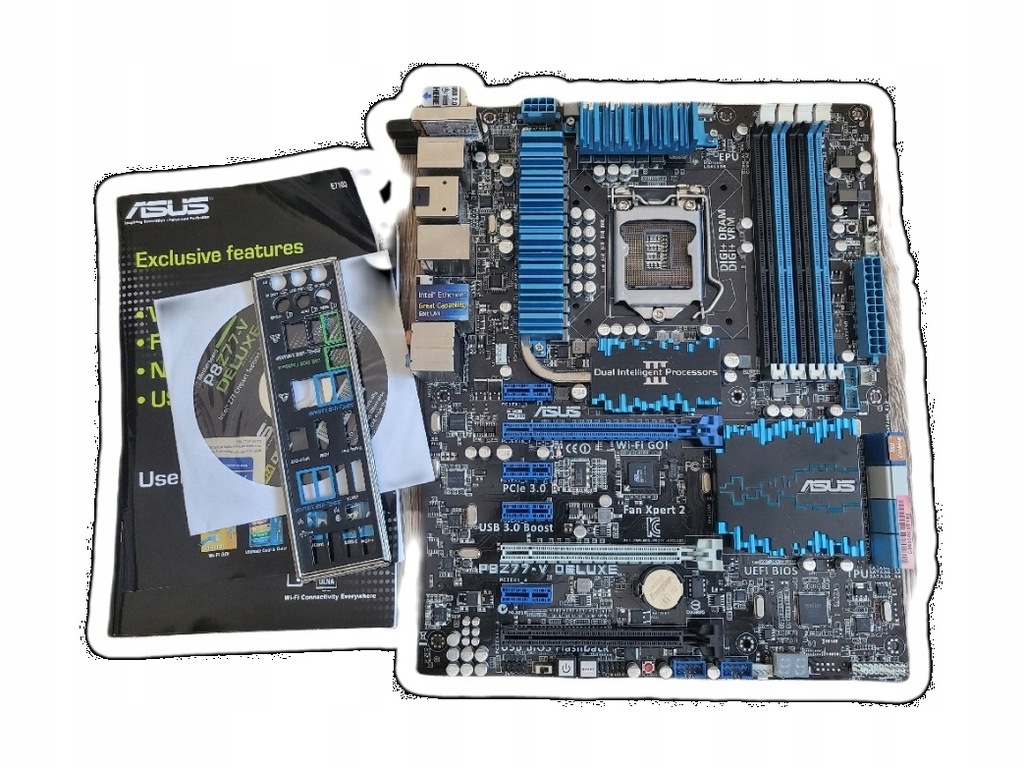 Płyta główna Asus P8Z77-V DELUXE ATX LGA 1155 TOP - 13553669985 - oficjalne archiwum Allegro
