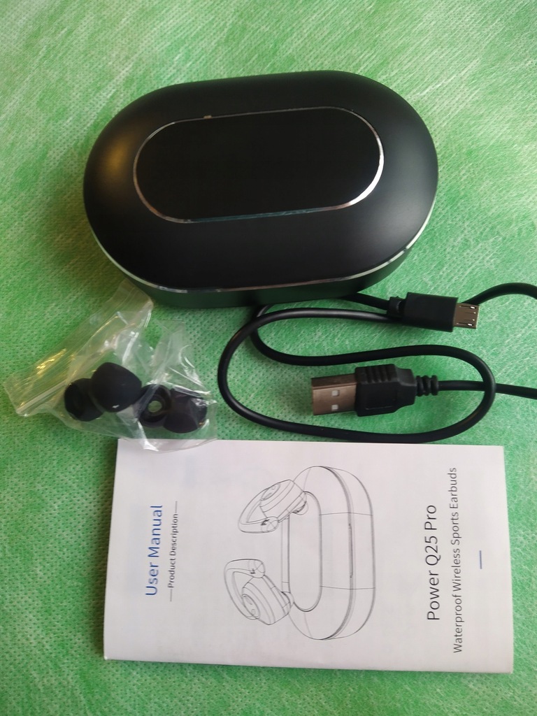 Słuchawki bezprzewodowe POWER Q25 PRO Bluetooth - 12009677671 ...