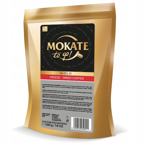 MOKATE kawa liofilizowana Mokate to go! Gold 500 g - 12564368708 - oficjalne archiwum Allegro