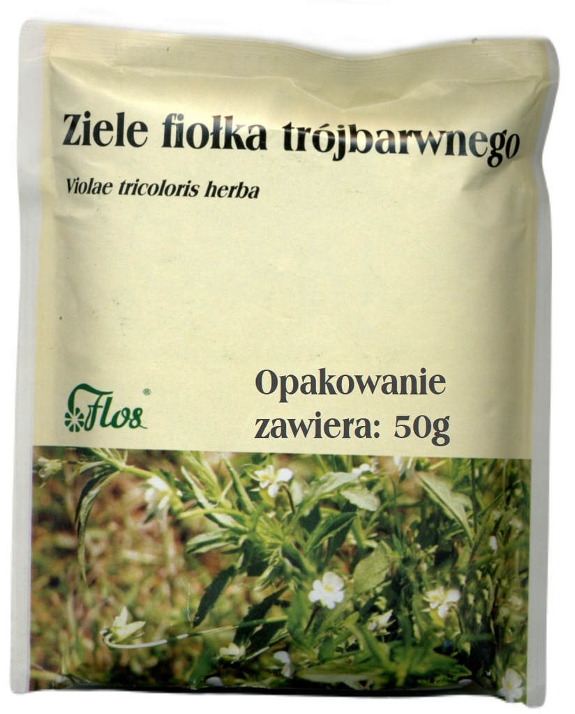 Ziele fiołka Trójbarwnego 50gr Działa moczopędnie - 12042791707 ...
