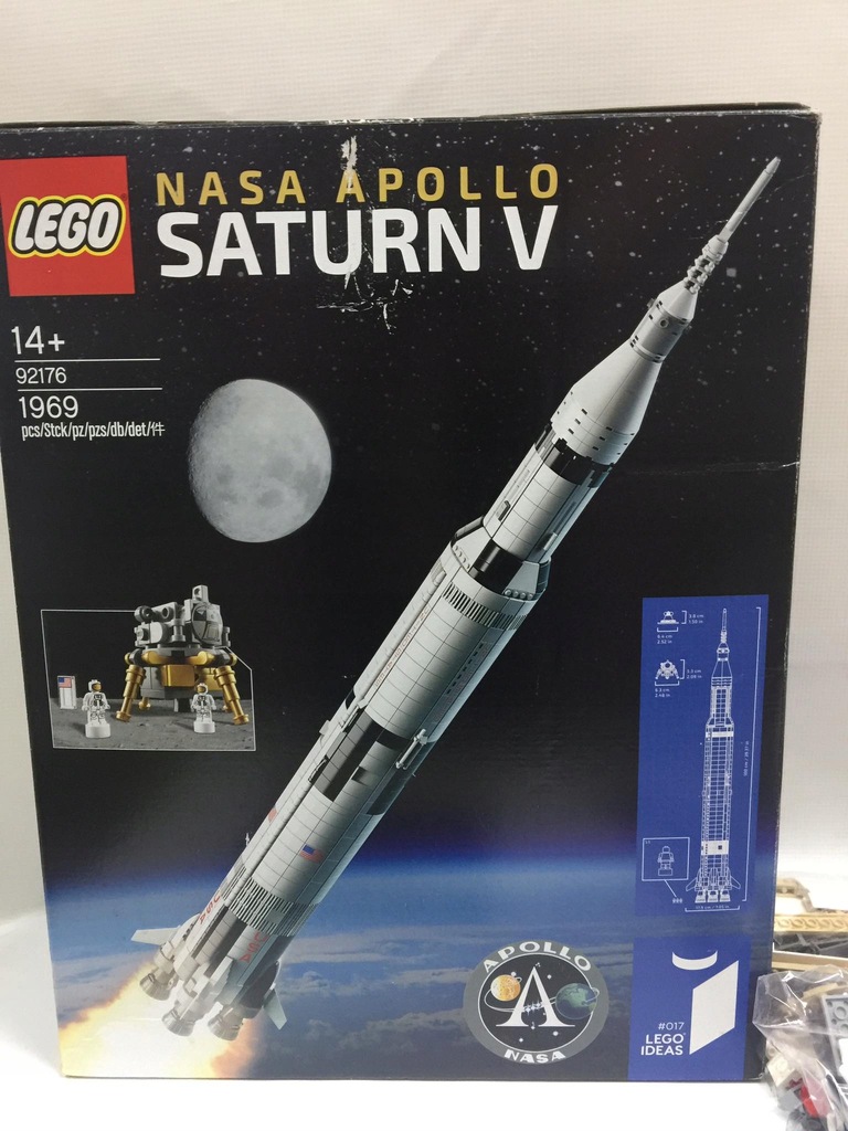 KLOCKI LEGO 92176 Rakieta NASA Apollo Saturn V - 11594188049 ...