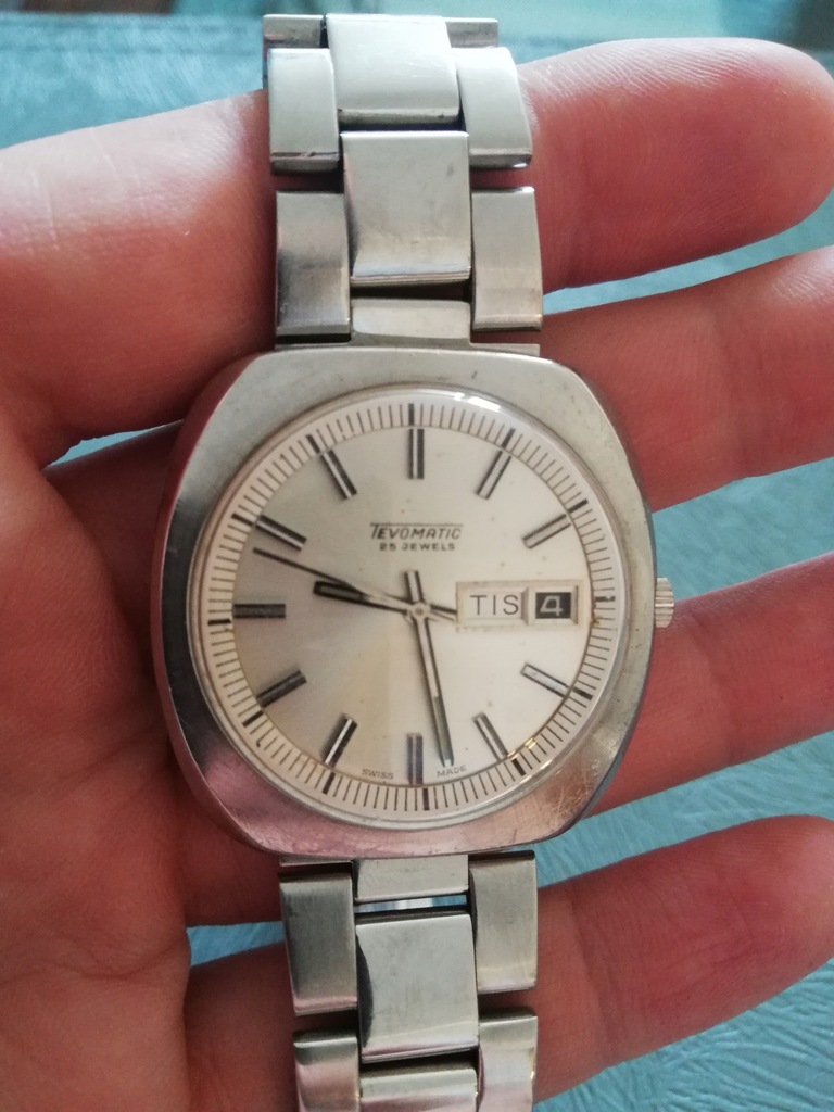 Zegarek Tevomatic automat podwójny datownik - 11670738349 - oficjalne ...