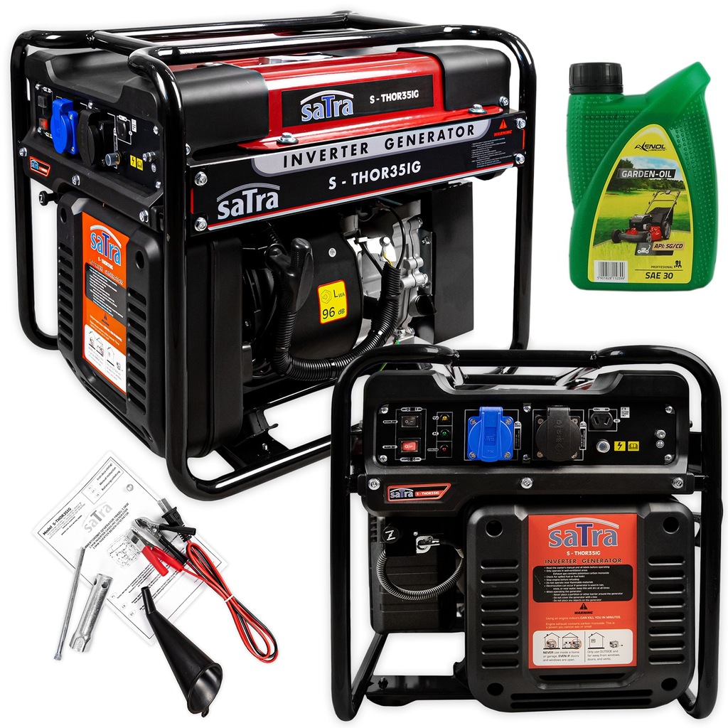 AGREGAT GENERATOR PRĄDOTWÓRCZY INWERTOROWY 3.5kW - 12795303608 - oficjalne archiwum Allegro