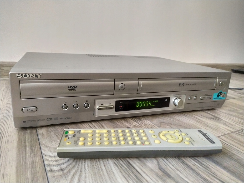 COMBO DVD+VHS SONY SLV-D950 +pilot magnetowid - 12193080109 - oficjalne archiwum Allegro