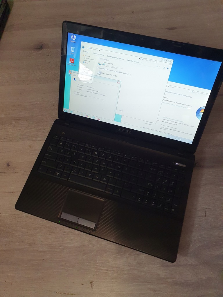 Laptop ASUS X53B HDD 320GB 4gb ram - 9376931823 - oficjalne archiwum ...