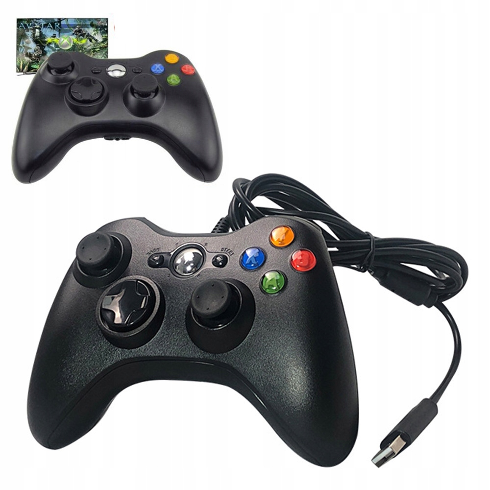 PRZEWODOWY PAD DO PC GAMEPAD XBOX 360 USB DUAL SHOCK - 15140859663 ...
