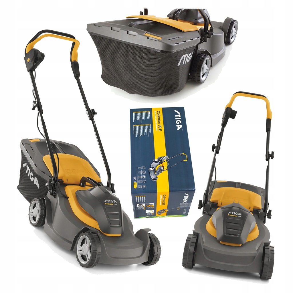 KOSIARKA ELEKTRYCZNA STIGA COLLECTOR 39E MOC 1400W - 7313627778 - oficjalne archiwum Allegro