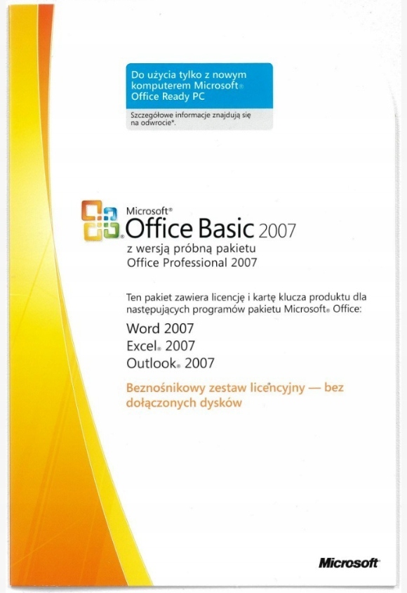 Microsoft Office 2007 Basic - 15596138397 - oficjalne archiwum Allegro