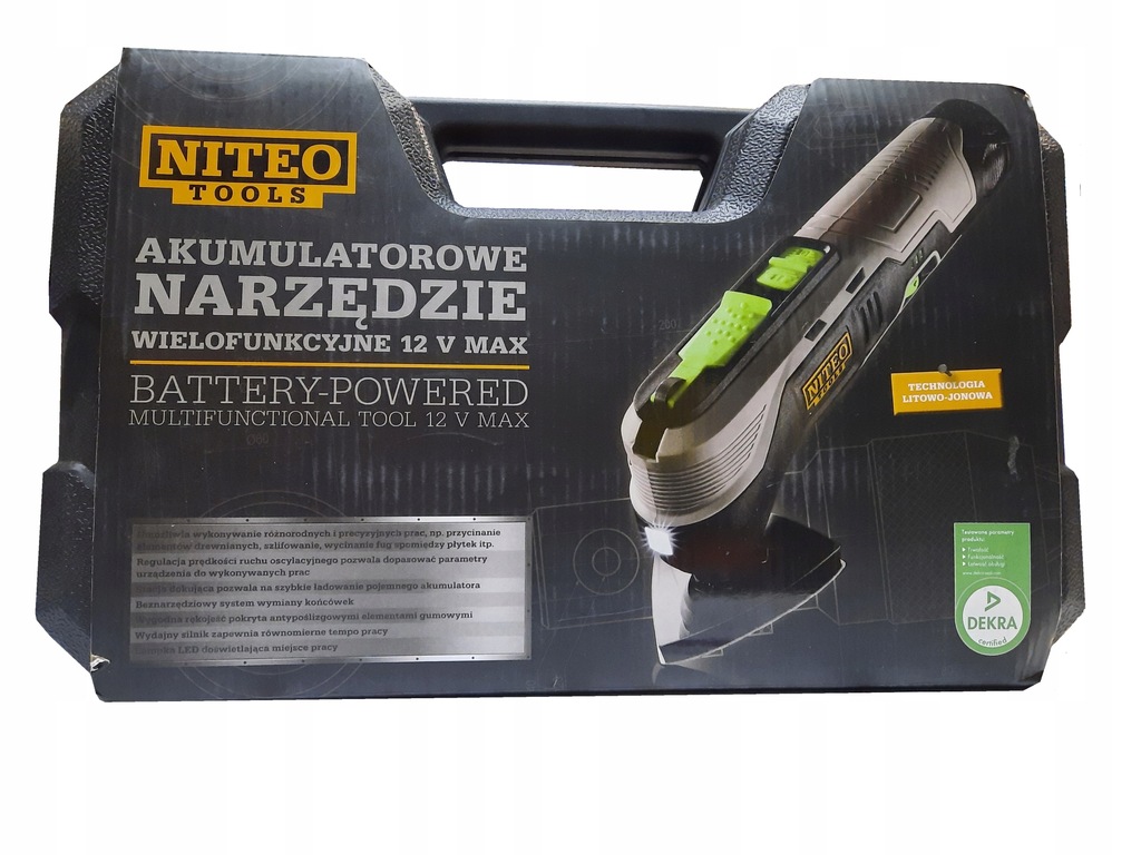 Akumulatorowe narzędzie wielofunkcyjne Niteo Tools - 11744821421 - oficjalne archiwum Allegro
