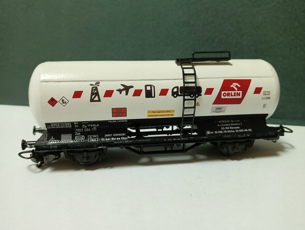 UNIKAT!!! Wagon cysterna PETROLOT ORLEN LOT H0 PKP - 12964150202 ...