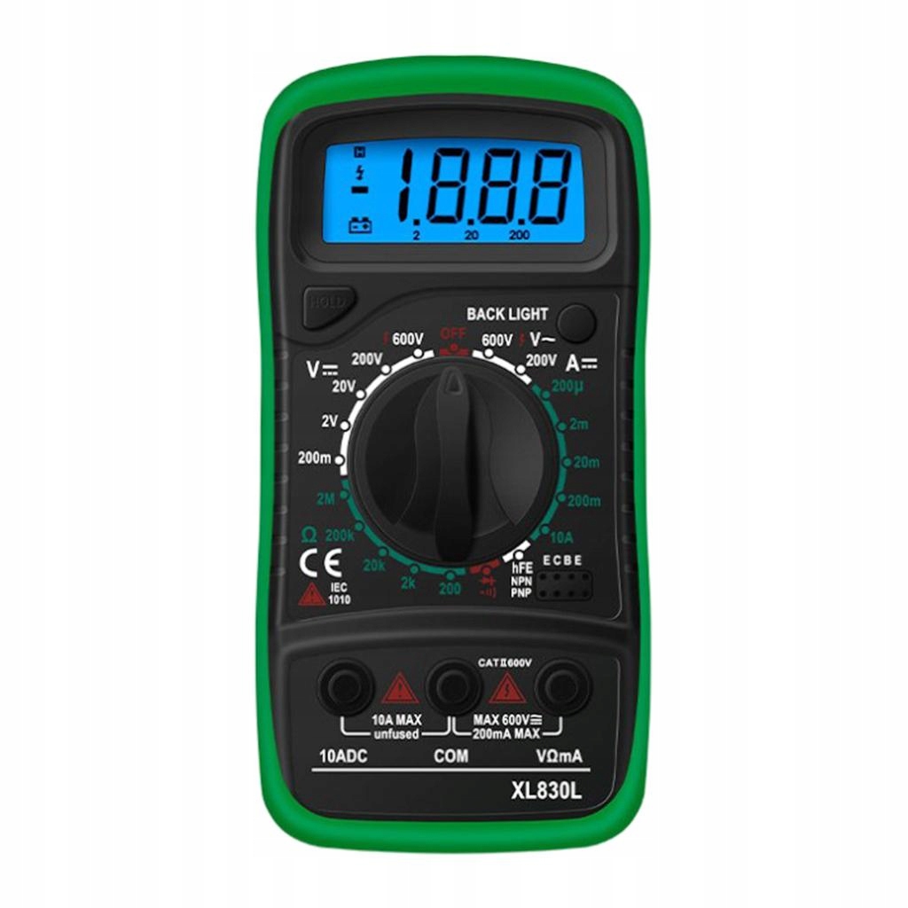 XL830L Multimetr cyfrowy omomierz woltomierz - 12838858710 - oficjalne archiwum Allegro