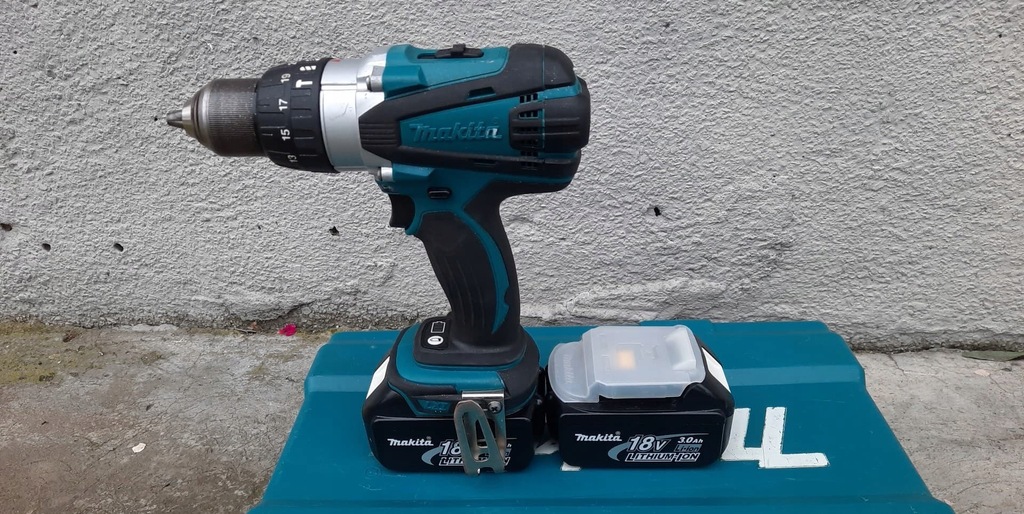 Makita DHP458 wiertarko-wkrętarka z udarem - 12946208702 - oficjalne ...