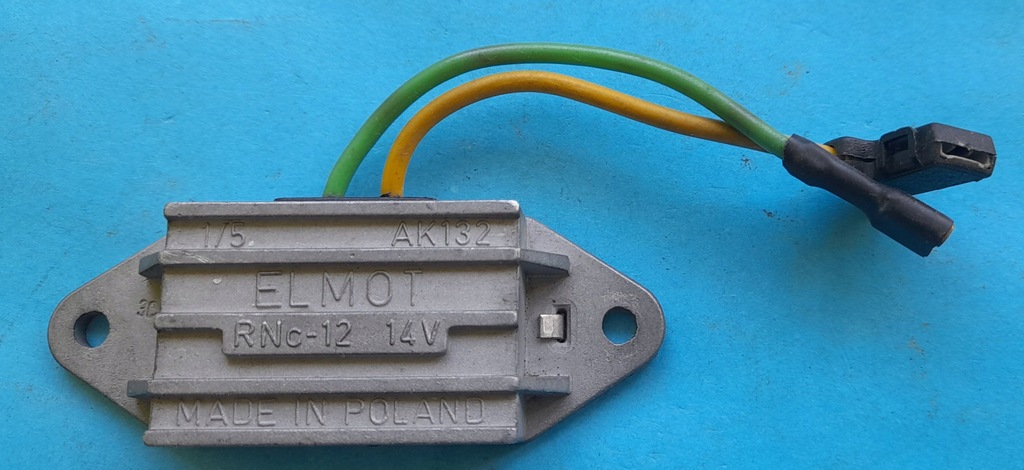 Regulator napięcia RNc-12 ELMOT 46575393, Fiat 126p - 17150363858 ...
