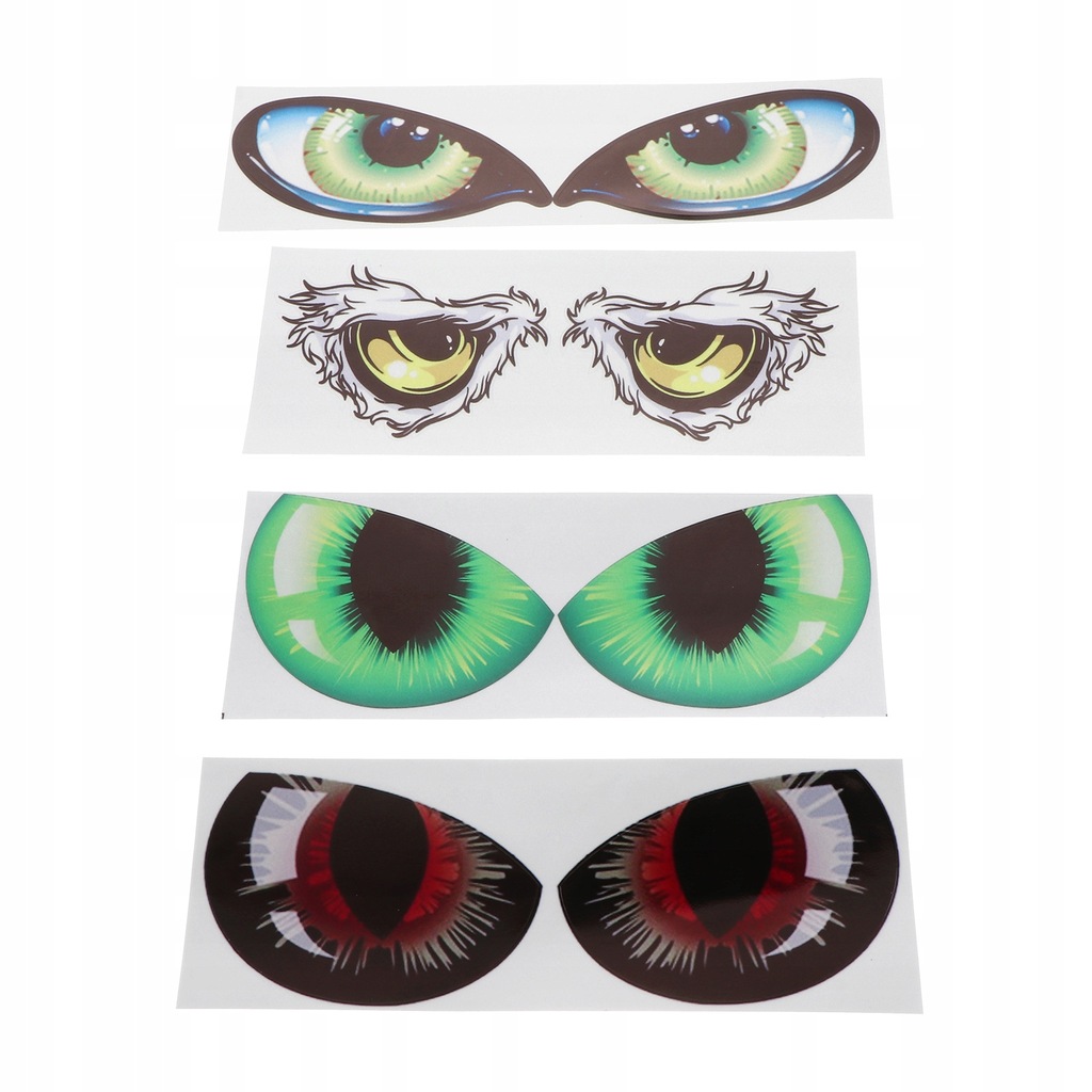 Car Side Eye Stickers Vinyl Luggage Funny Mirror - 14361066812 ...