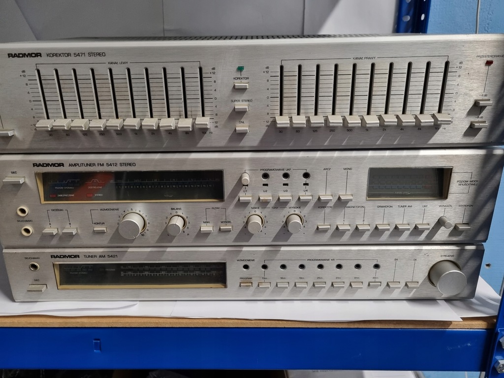 Radmor: Korektor 5471+ Amplituner 5412+Tuner 5421 - 13015963764 ...