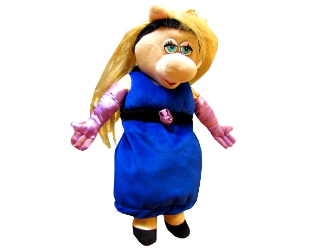 PIGI ŚWINKA MASKOTKA MUPPET PIGGY DUŻY PLUSZAK _B - 8327474724 - oficjalne archiwum Allegro