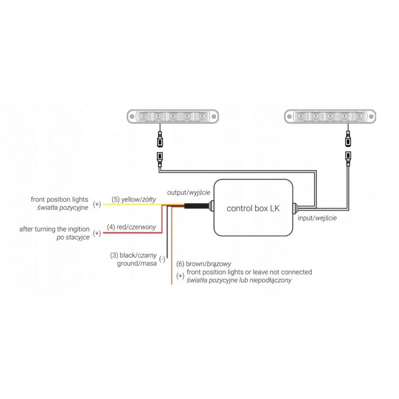STEROWNIK DO ŚWIATEŁ DZIENNYCH DRL CONTROL BOX LK - 10115253671 ...