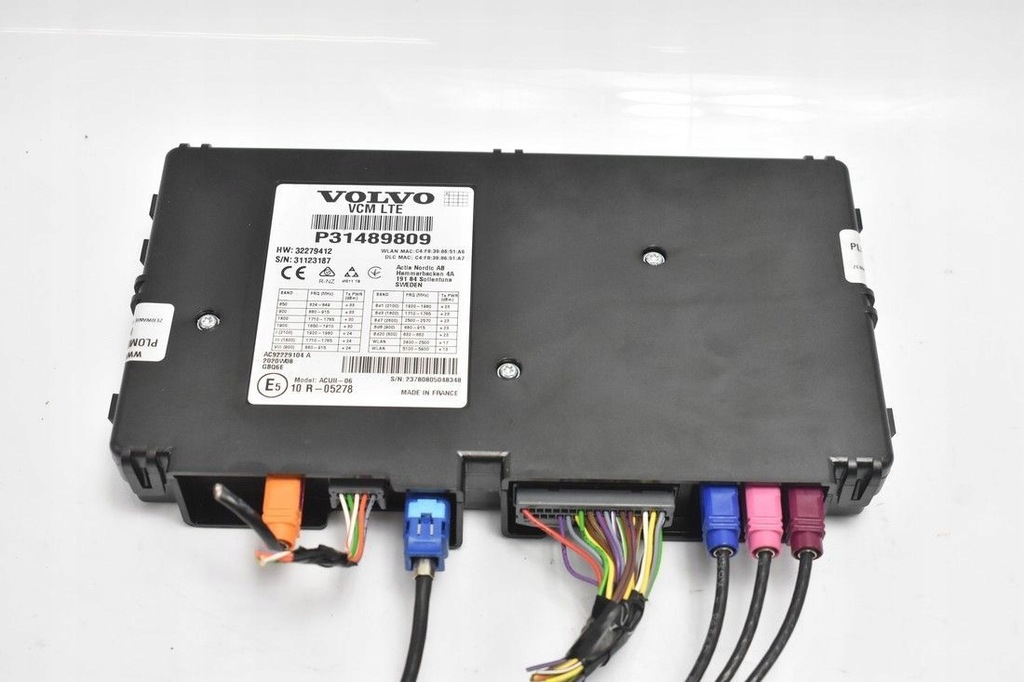 MODUŁ STEROWNIK VCM LTE 31489809 VOLVO V60 II 18- - 11444026074 ...