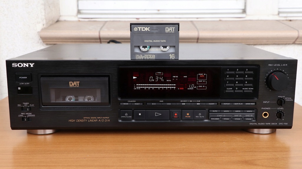 MAGNETOFON DAT SONY DTC-700 DTC-55ES 1990 SPRAWNY! - 12200049756 - oficjalne archiwum Allegro