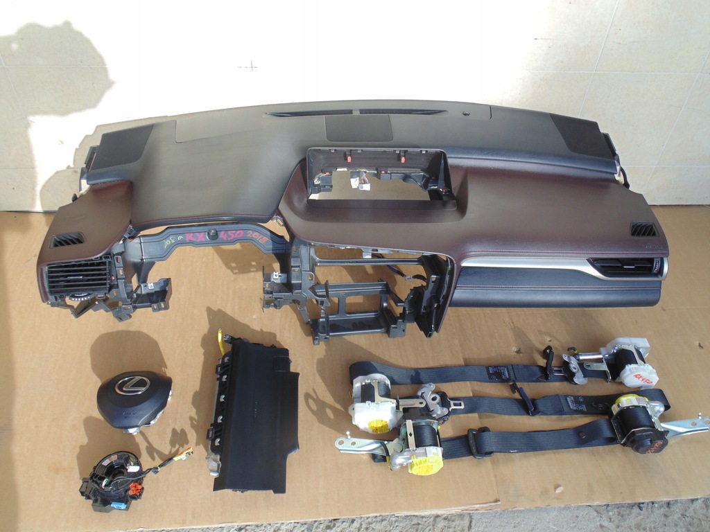 DESKA KONSOLA AIRBAG SKÓRA LEXUS RX450 LIFT 2018 R - 8629471331 ...
