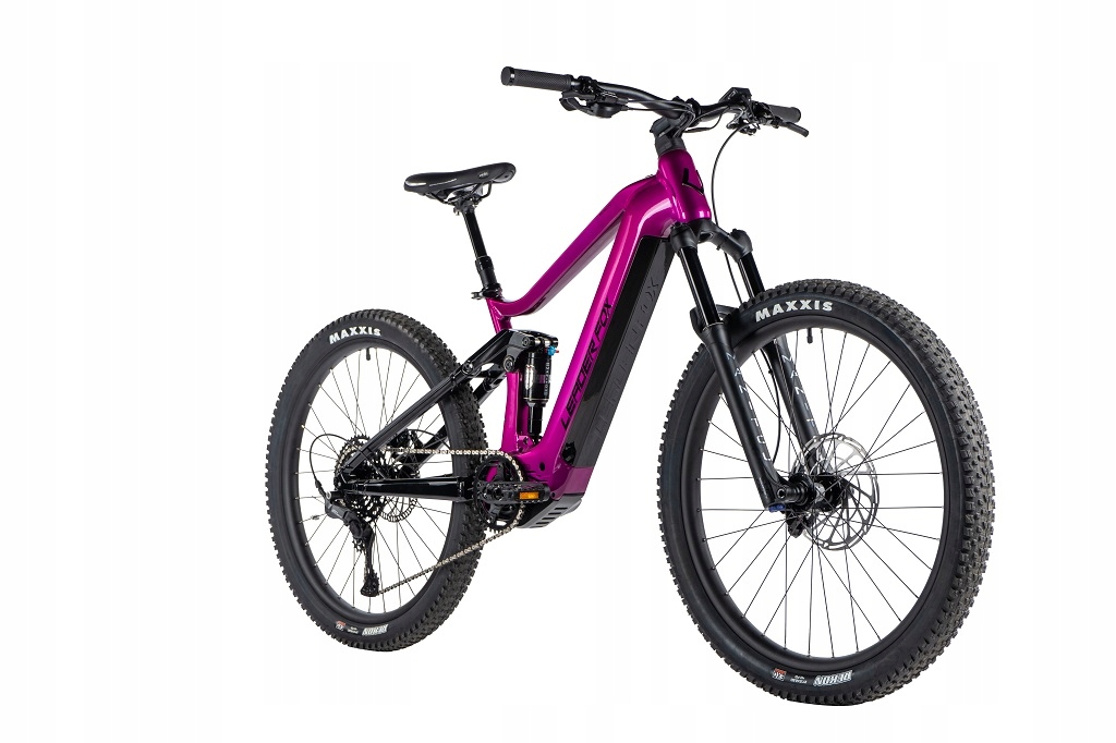 Rower elektryczny Leader Fox ACRON Violet Shiny 17,5"/27,5" 23,2Ah Full ...