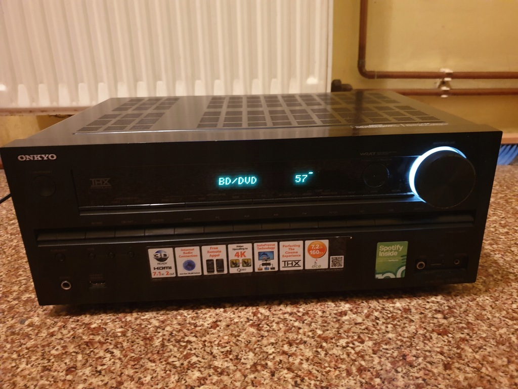 Amplituner ONKYO TX-NR616 7.2 czarny - 13112837940 - oficjalne archiwum Allegro